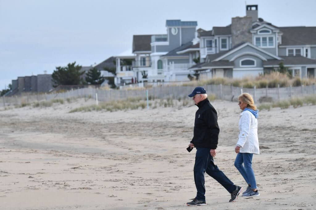 Delaware: Jill and Joe Biden Celebrate Infrastructure Win with Beach ...